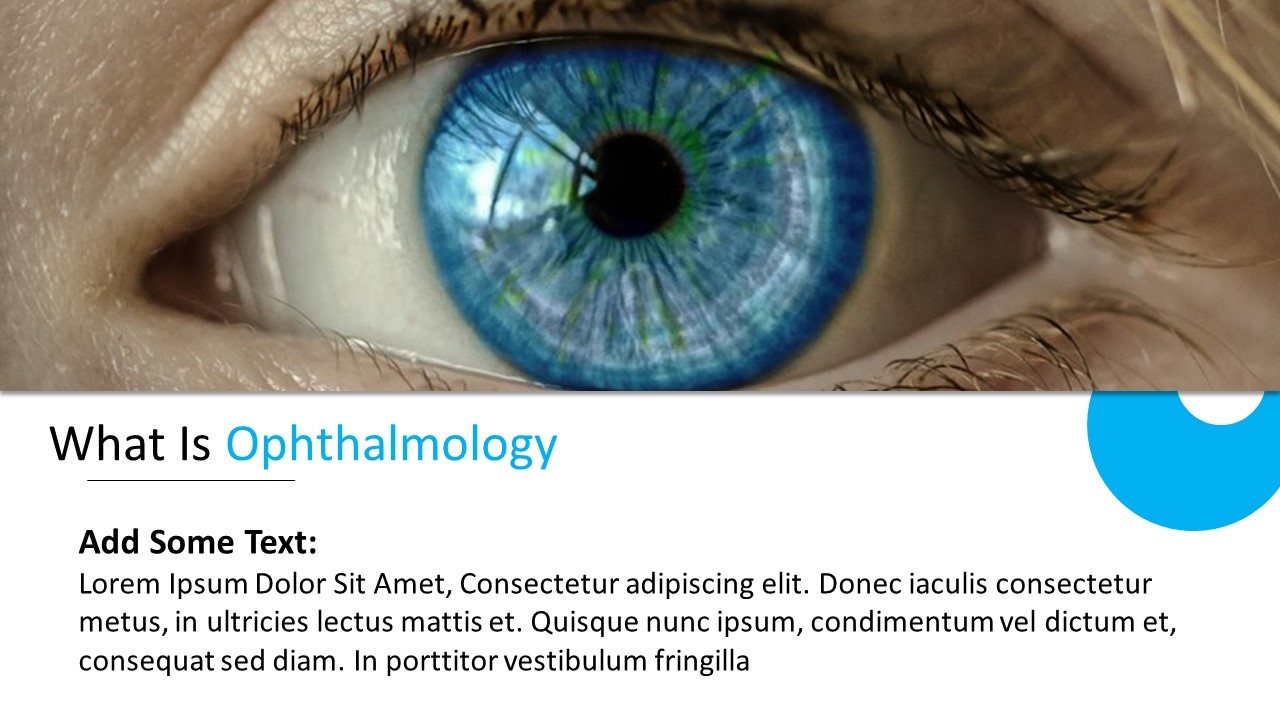 Eye Ophthalmology Medical Google Slides Theme Myfreeslides