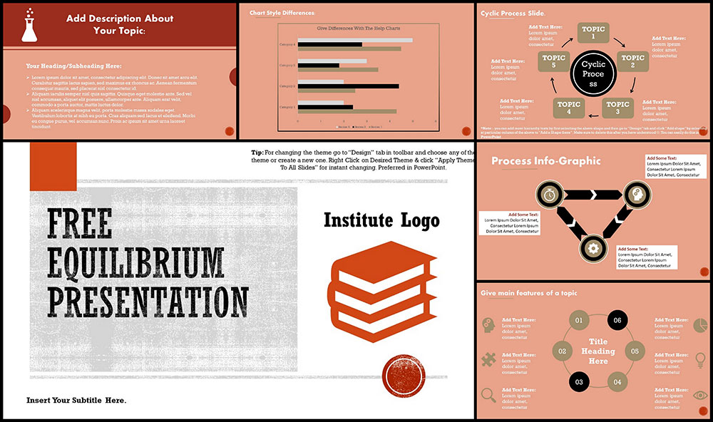 Free Equilibrium PowerPoint Template : MyFreeSlides