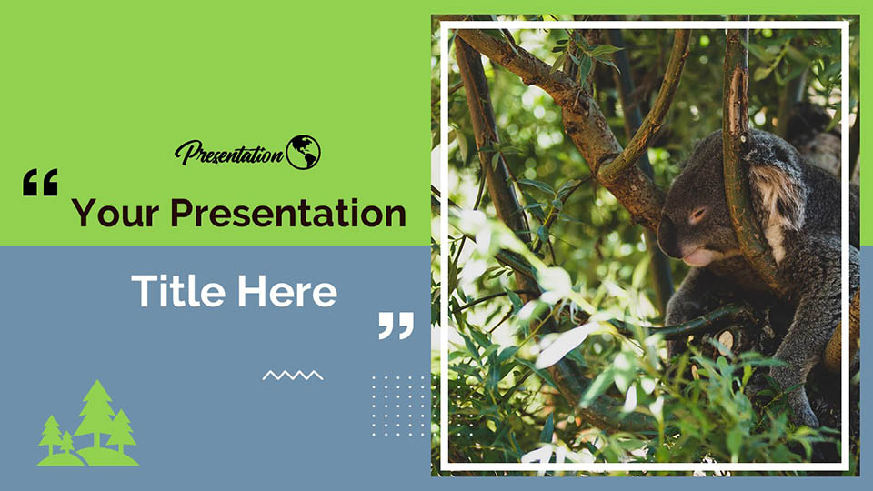 Free Koala Google Slides Themes and PowerPoint Templates for Presentations.
