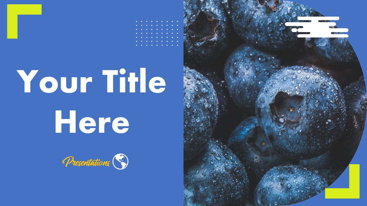 Blueberry Benefits Powerpoint Template and Google Slides Themes ...