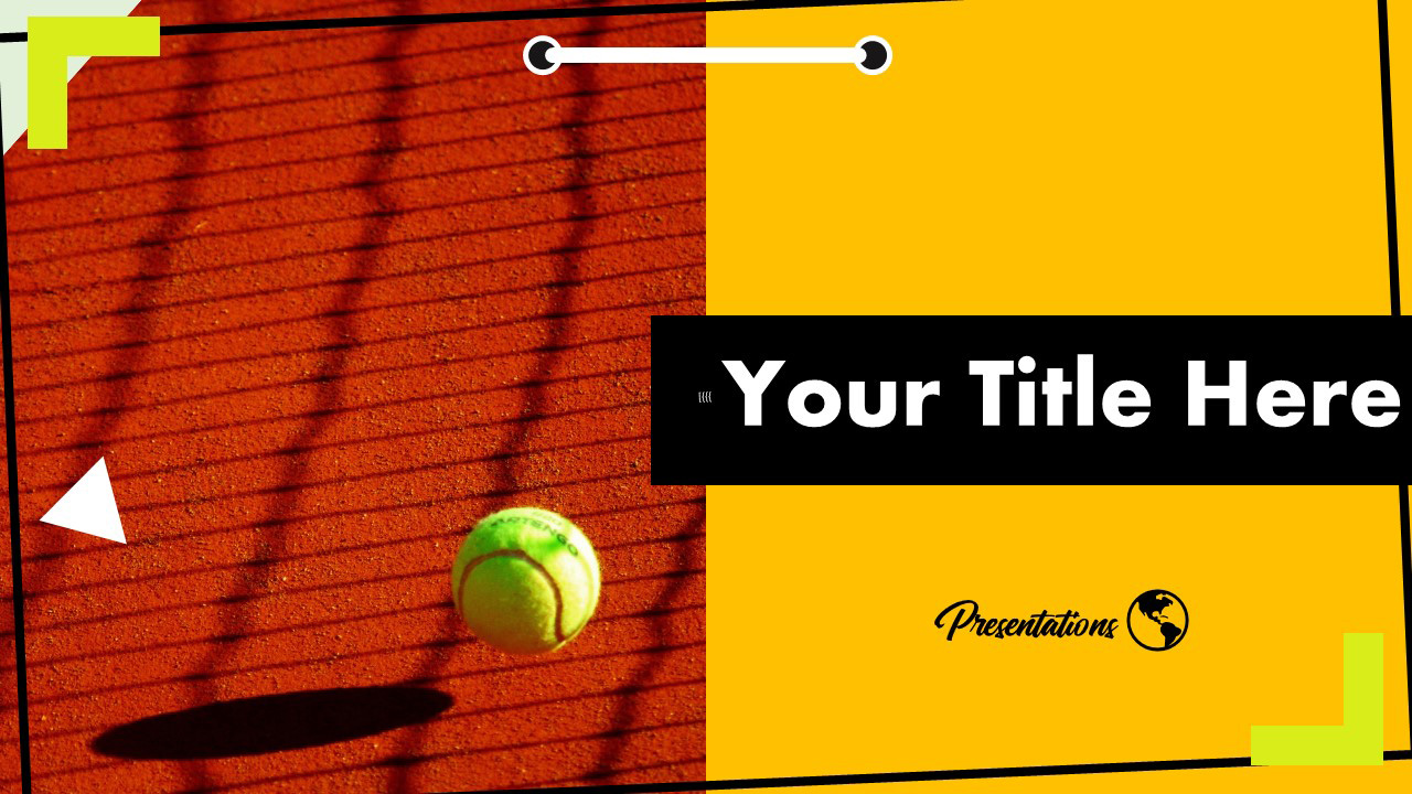 Tennis Ball Sport Powerpoint Template and Google Slides Themes ...